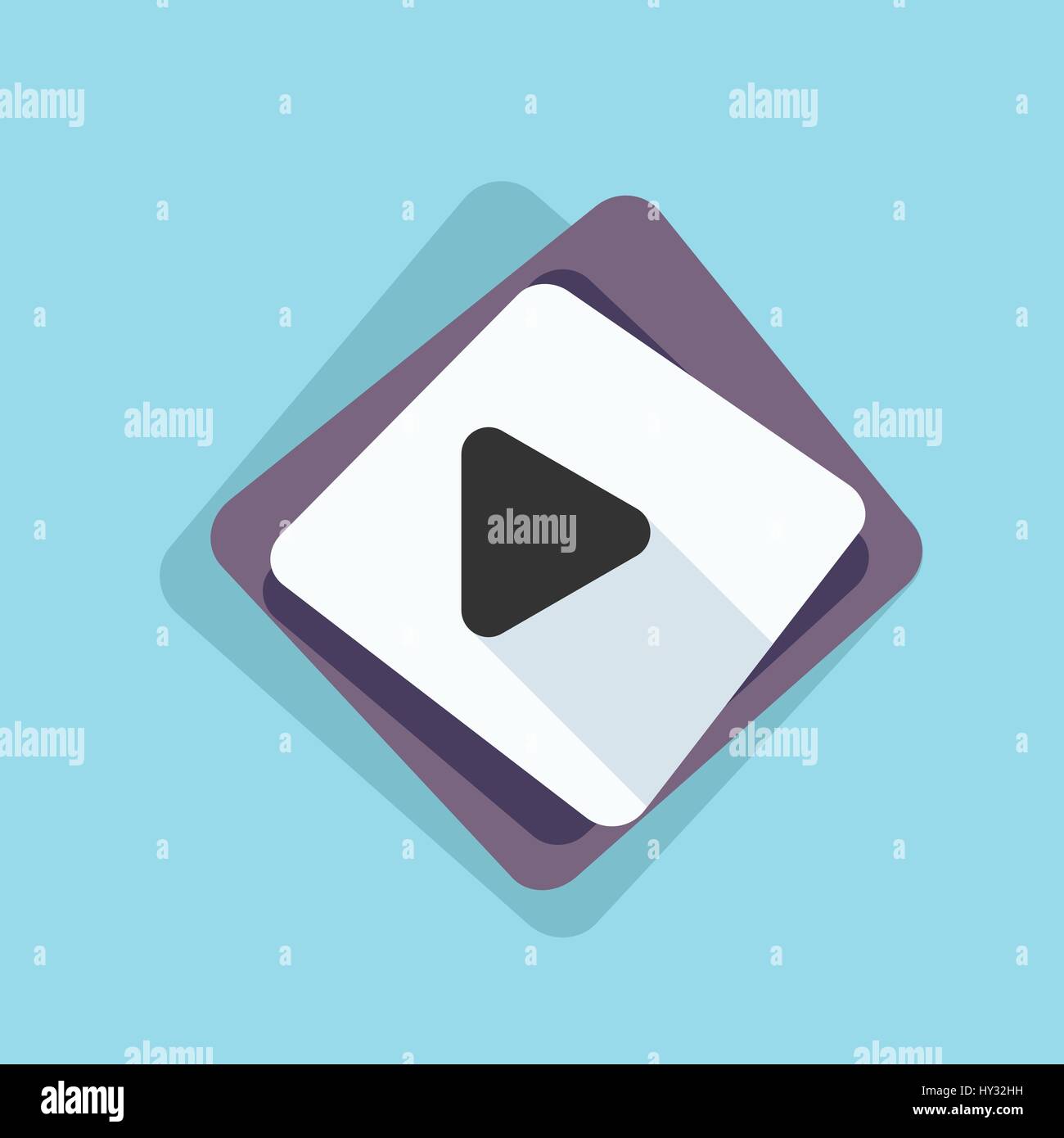 Play Button illustration Stock Vector Image & Art - Alamy