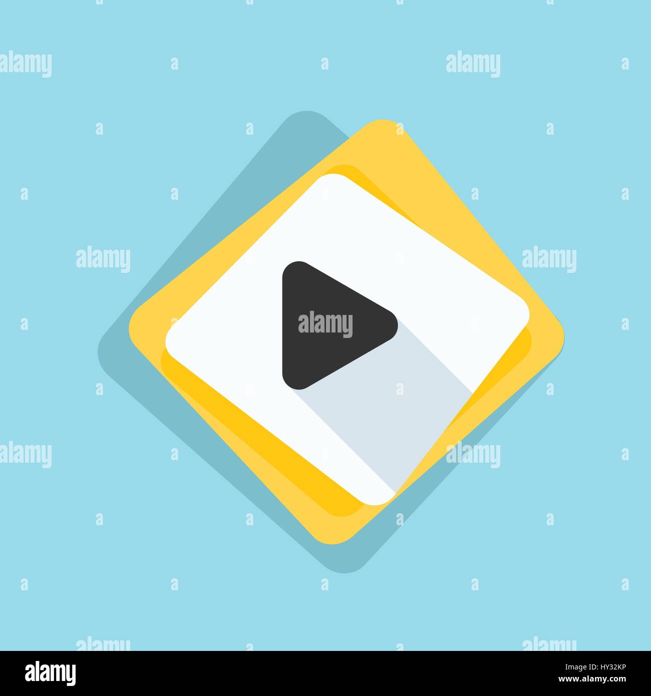 Play Button illustration Stock Vector Image & Art - Alamy