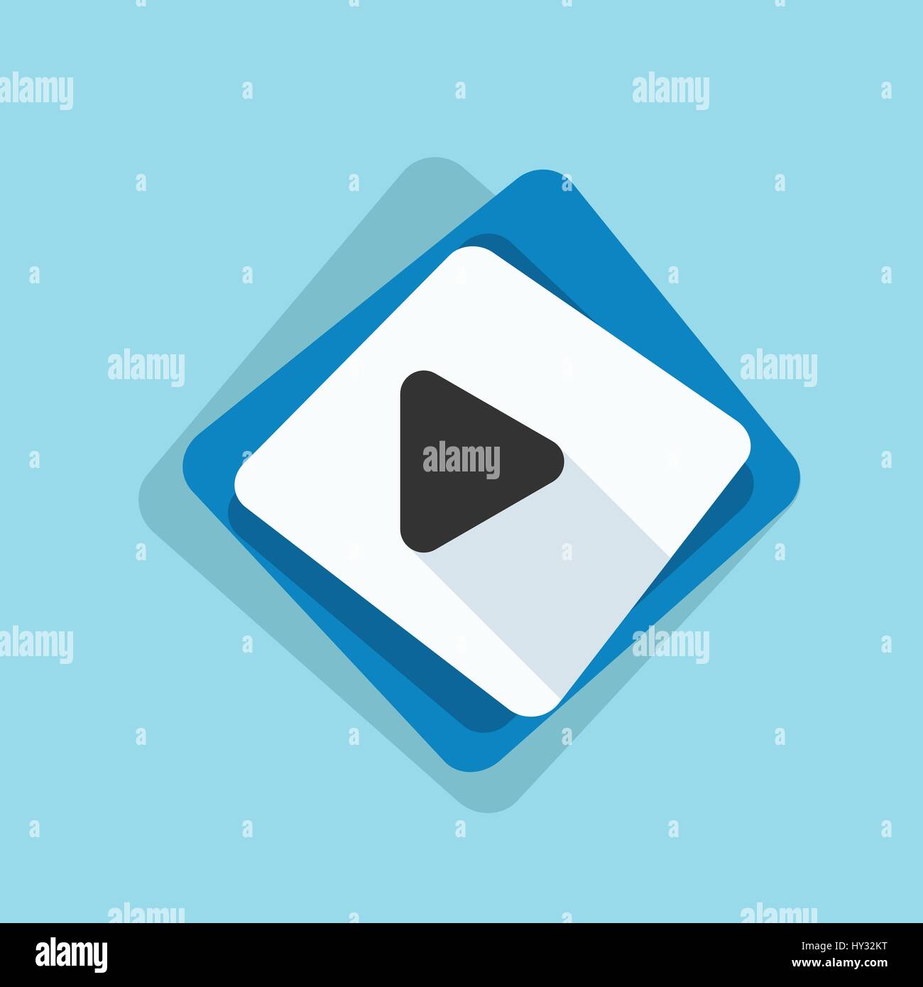 Play Button illustration Stock Vector Image & Art - Alamy