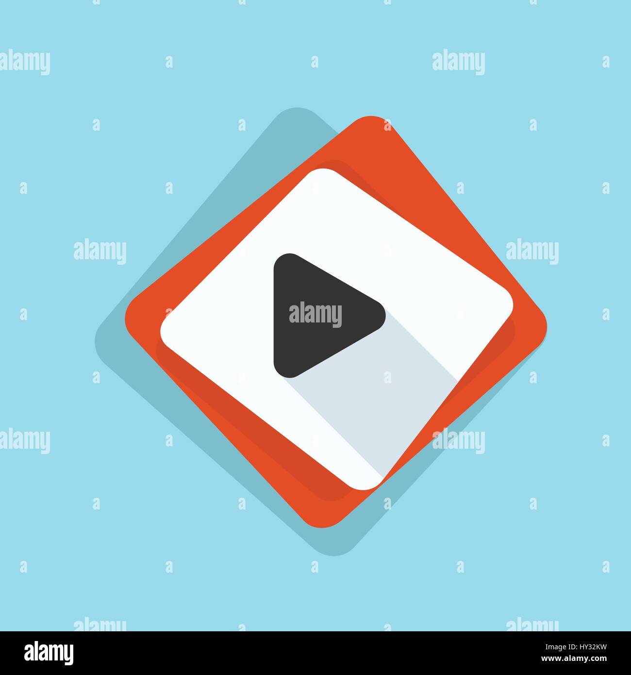Play Button illustration Stock Vector Image & Art - Alamy