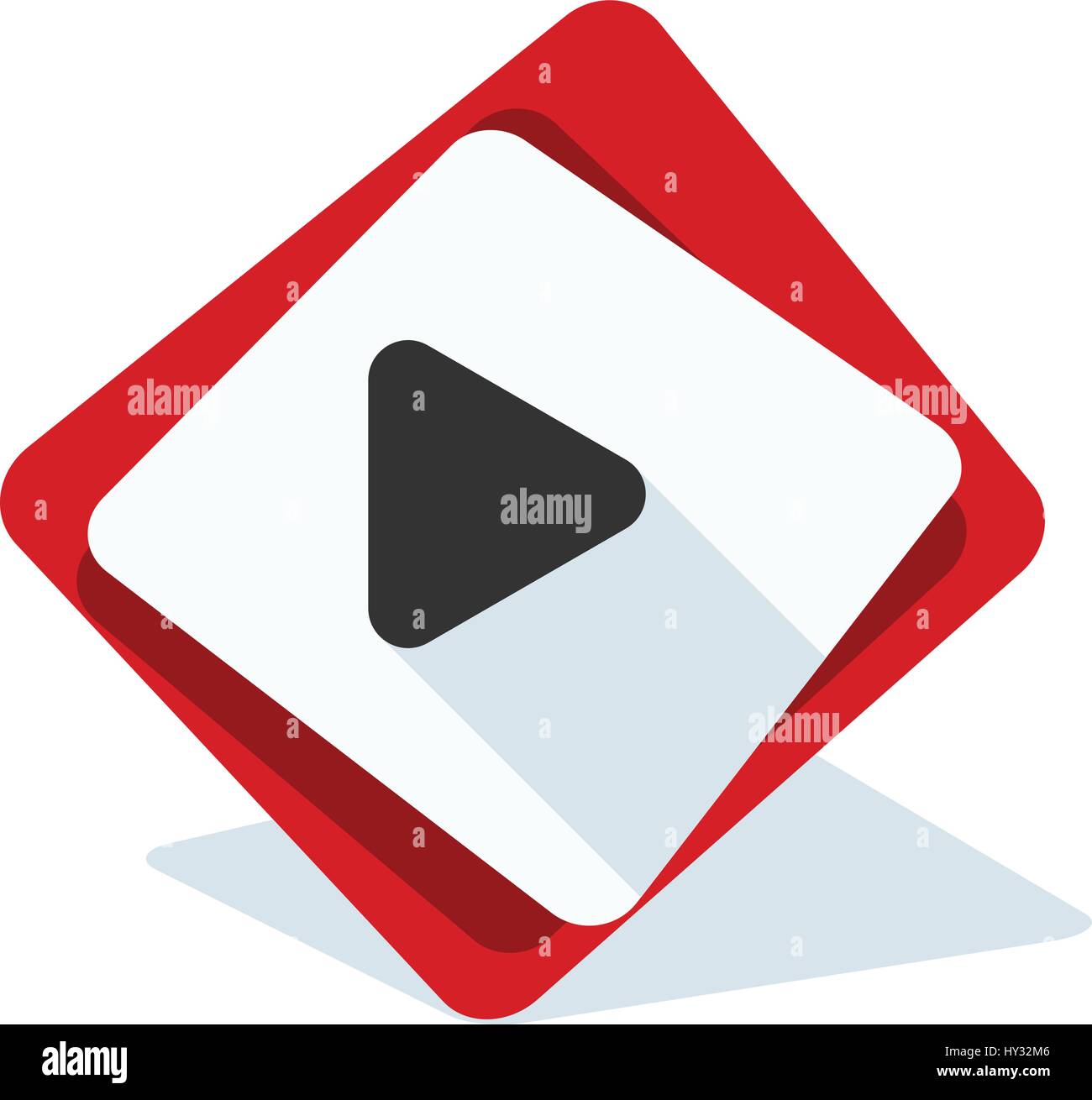 Play Button illustration Stock Vector Image & Art - Alamy