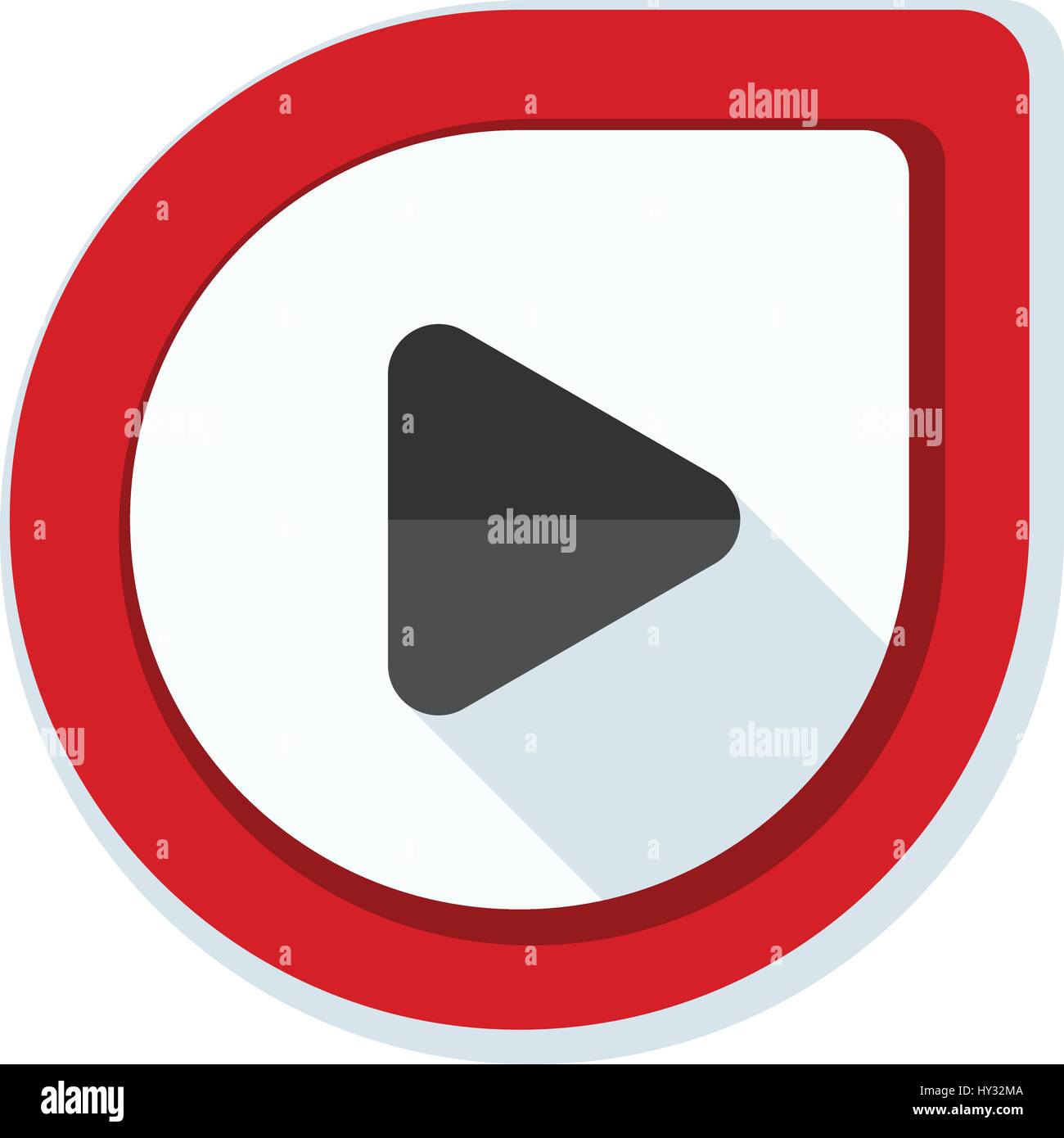 Play Button illustration Stock Vector Image & Art - Alamy