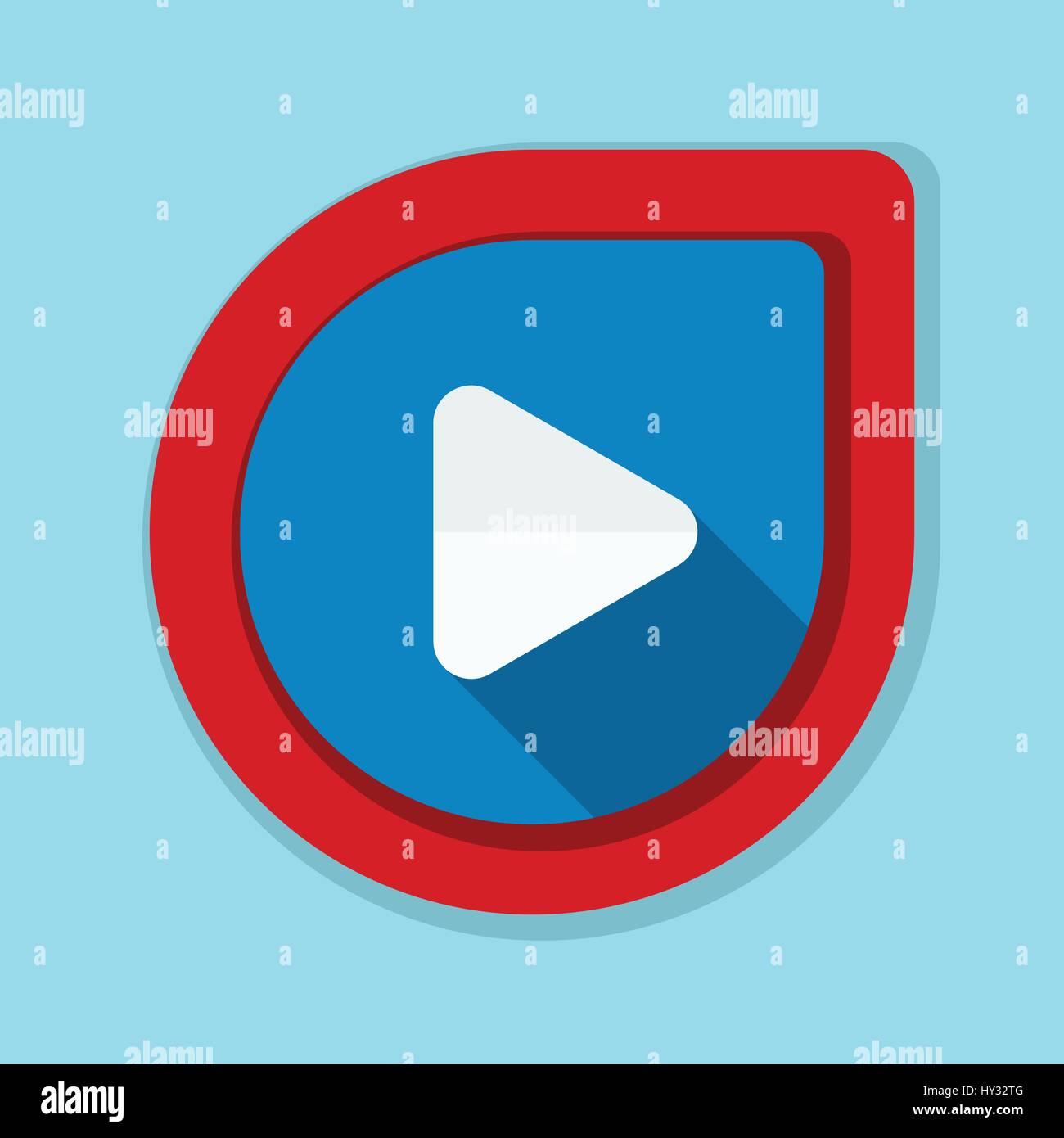 Play Button illustration Stock Vector Image & Art - Alamy