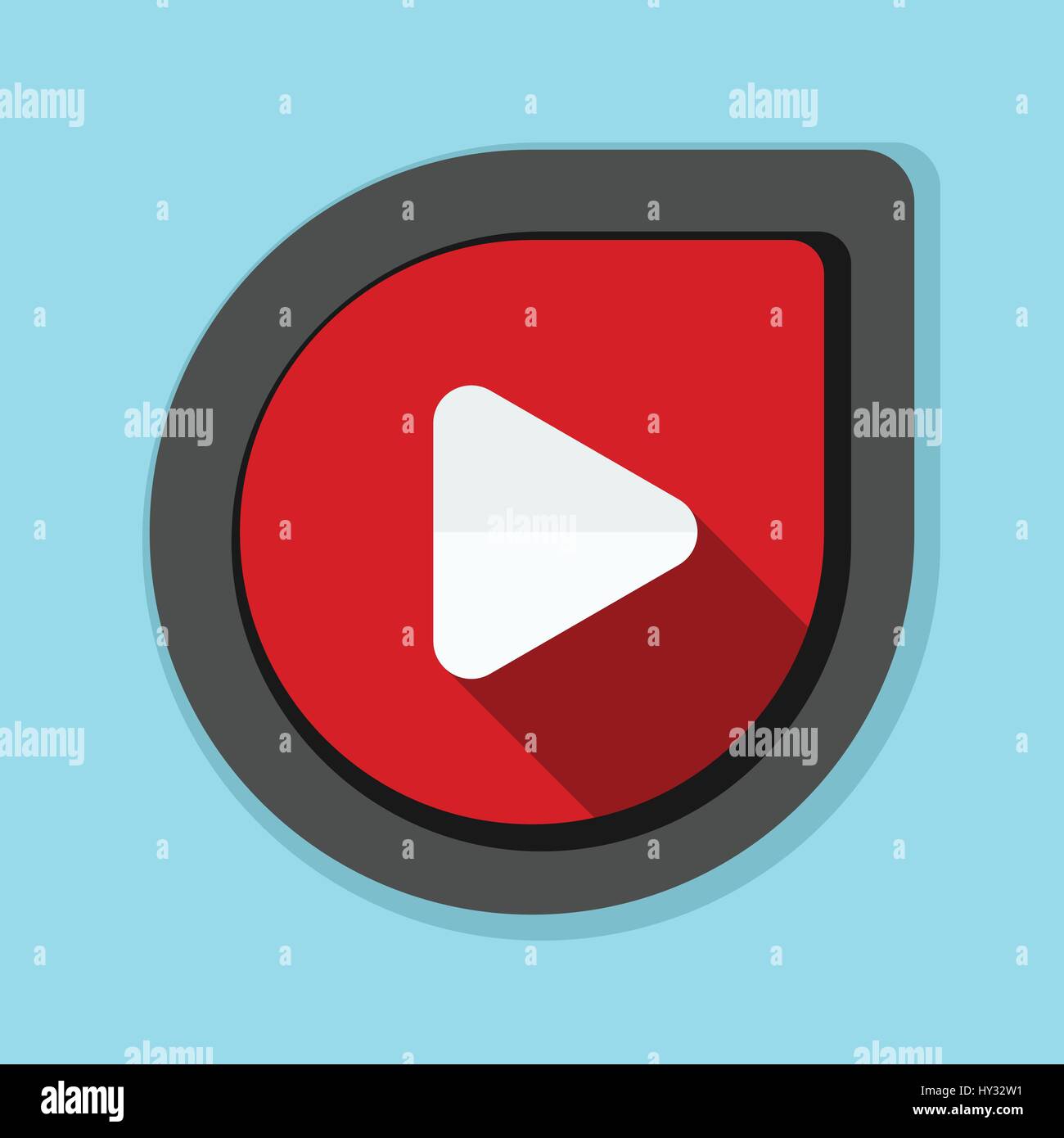 Play Button illustration Stock Vector Image & Art - Alamy