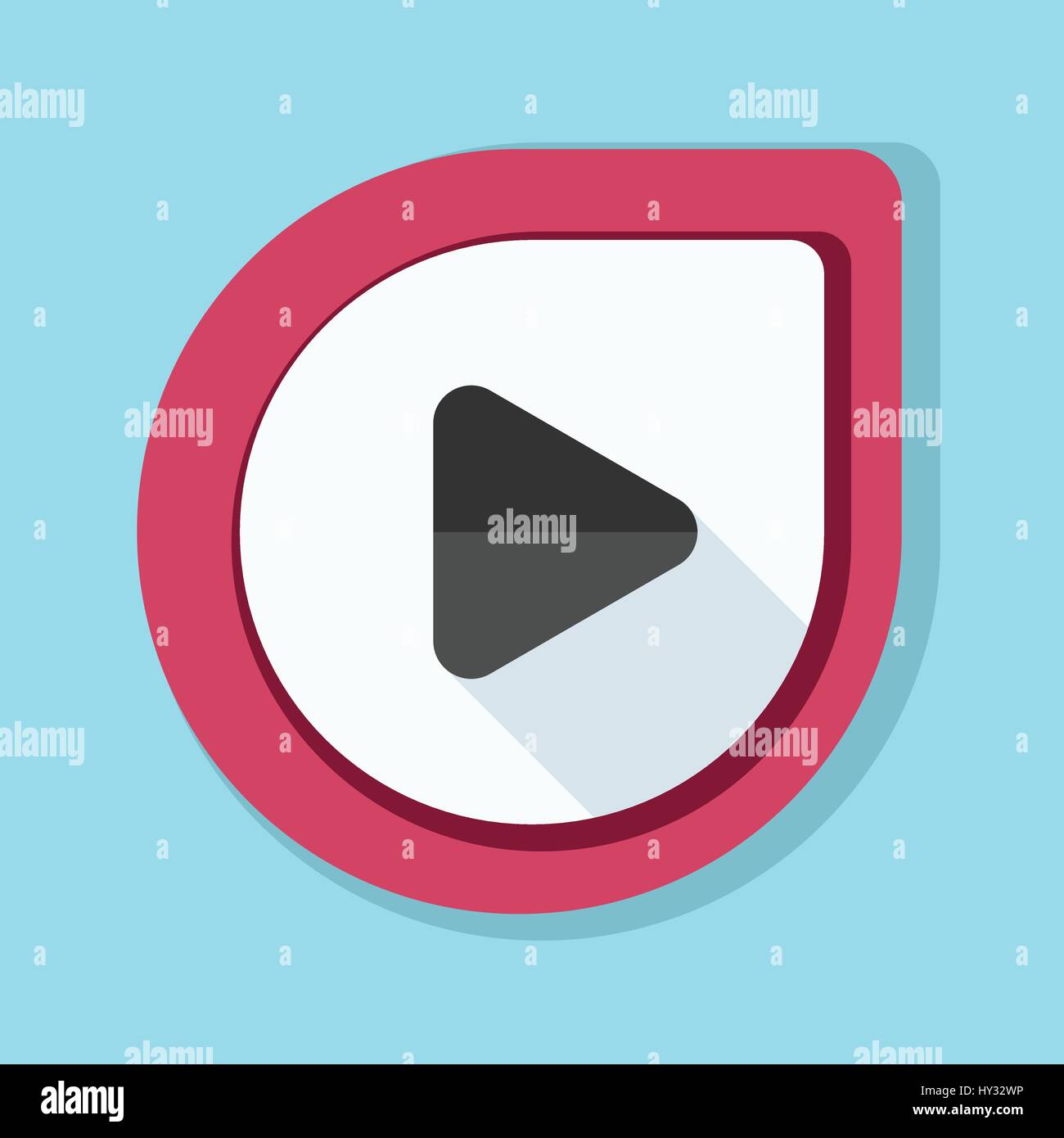Play Button illustration Stock Vector Image & Art - Alamy