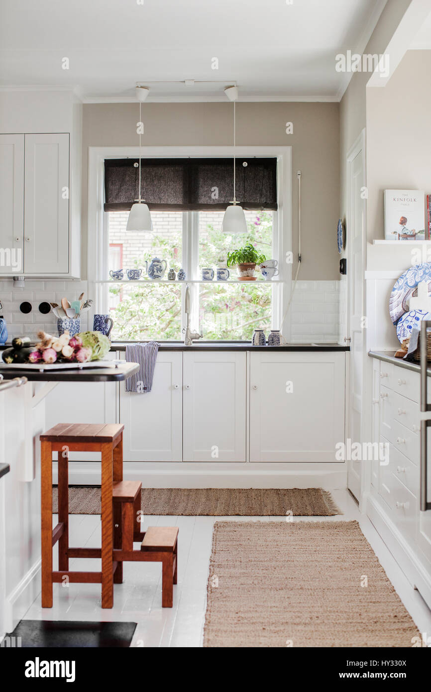 Sweden, Domestic kitchen Stock Photo - Alamy