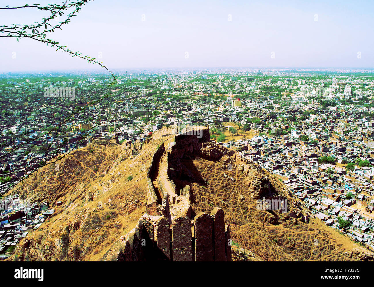 Nahargarh fort and jaipur hi-res stock photography and images - Alamy