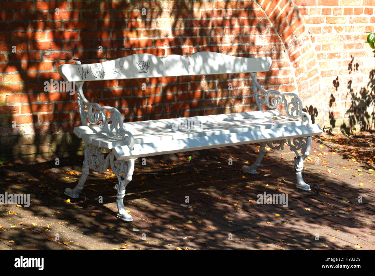 Park Bench, Oldenburg, Germany, Europe Stock Photo - Alamy