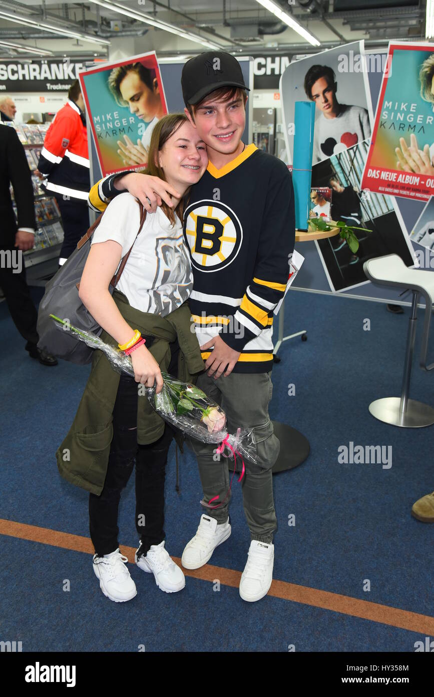 Mike SInger promoting his latest CD 'Karma' during a signing session at ...