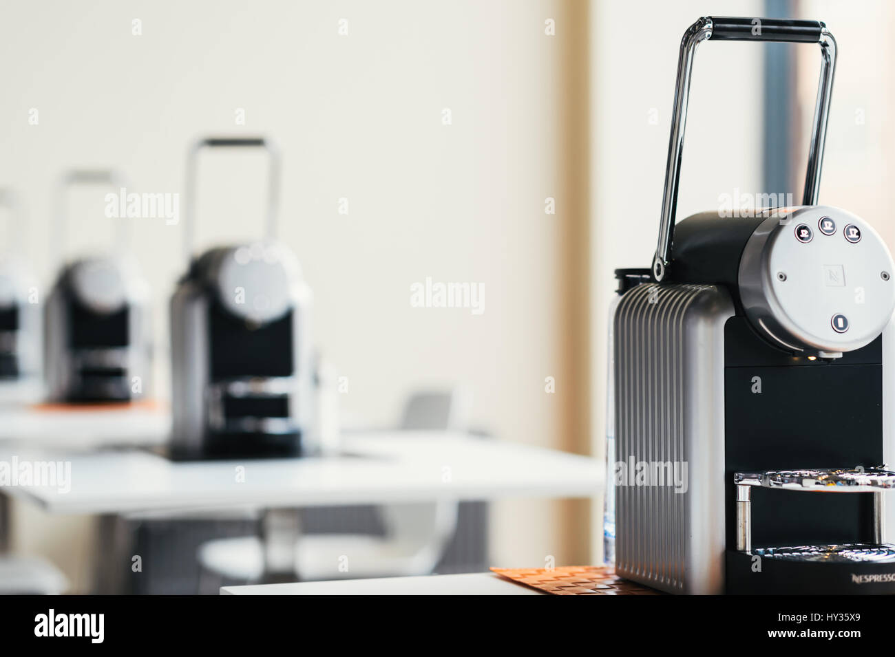 Nespresso coffee machine hi-res stock photography and images - Alamy