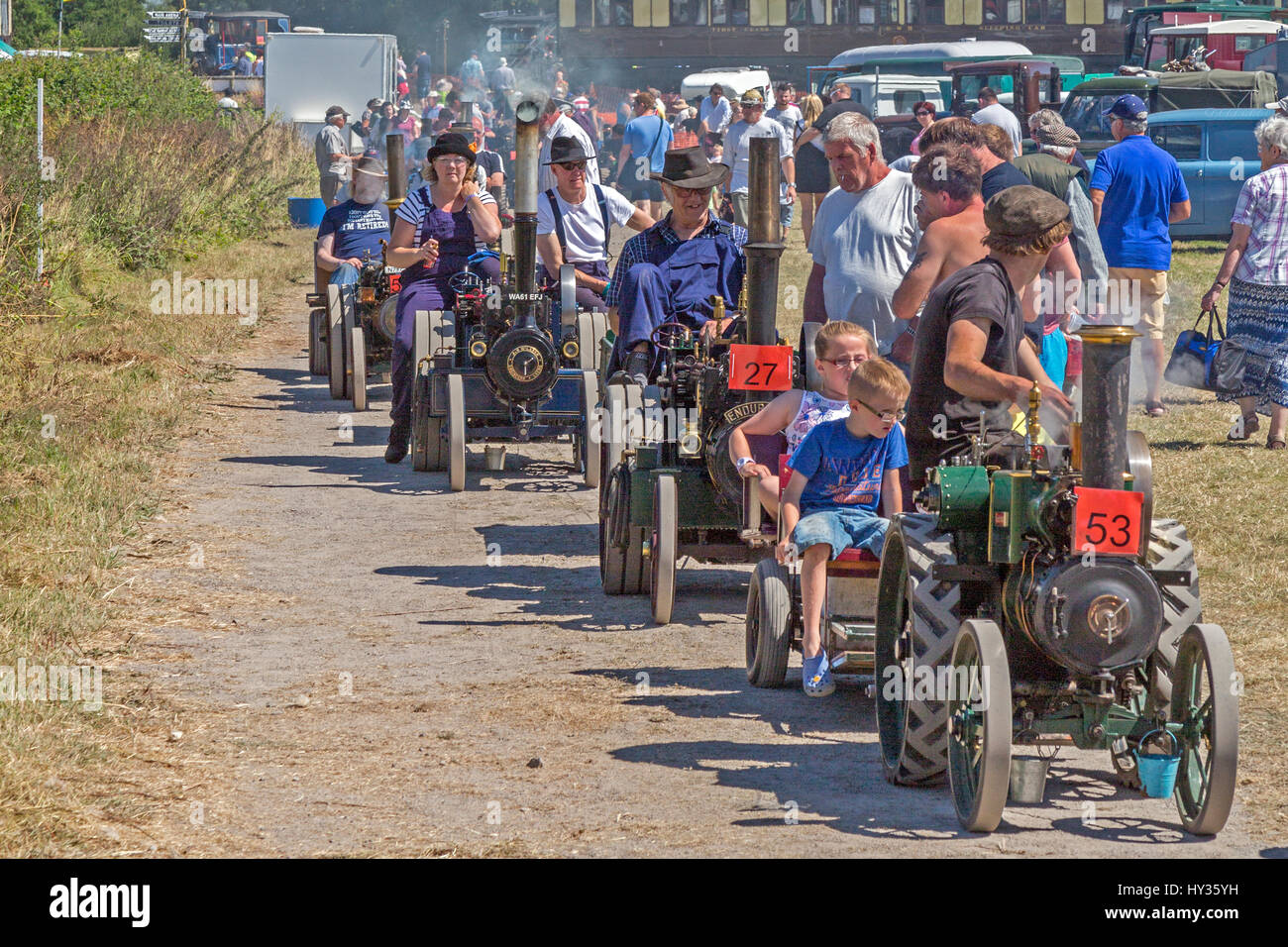 Traction engine miniature rally hi-res stock photography and images - Alamy