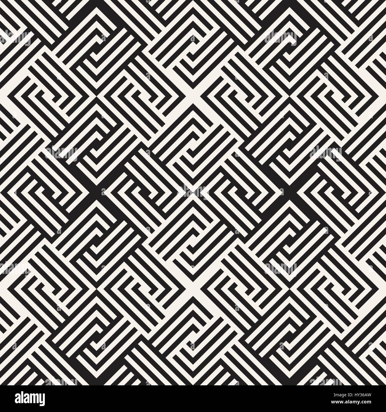 Seamless Vector Pattern. Abstract Geometric Background. Linear Grid ...