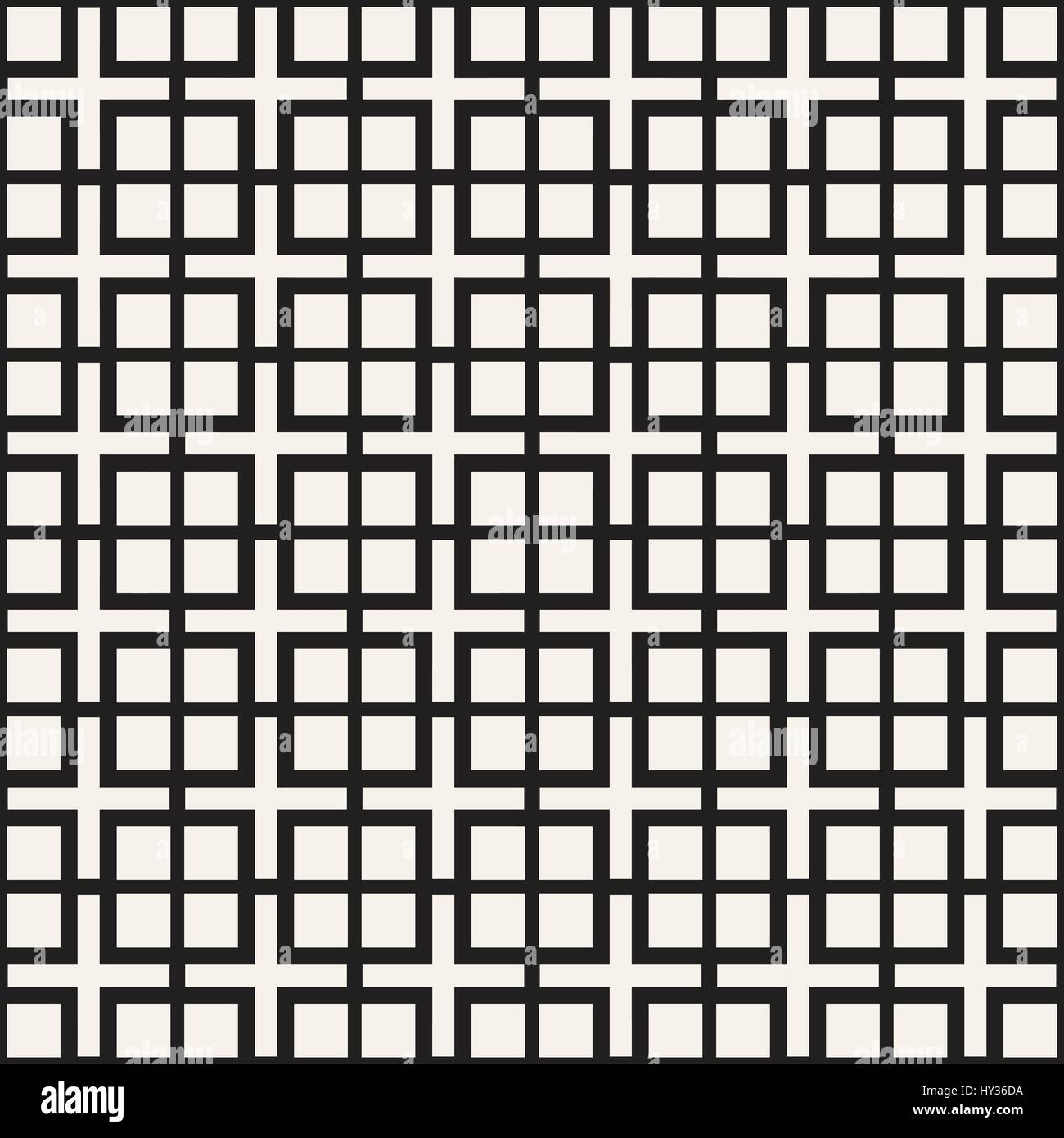 Seamless Pattern With Squares. Vector Stylish Geometric Linear ...