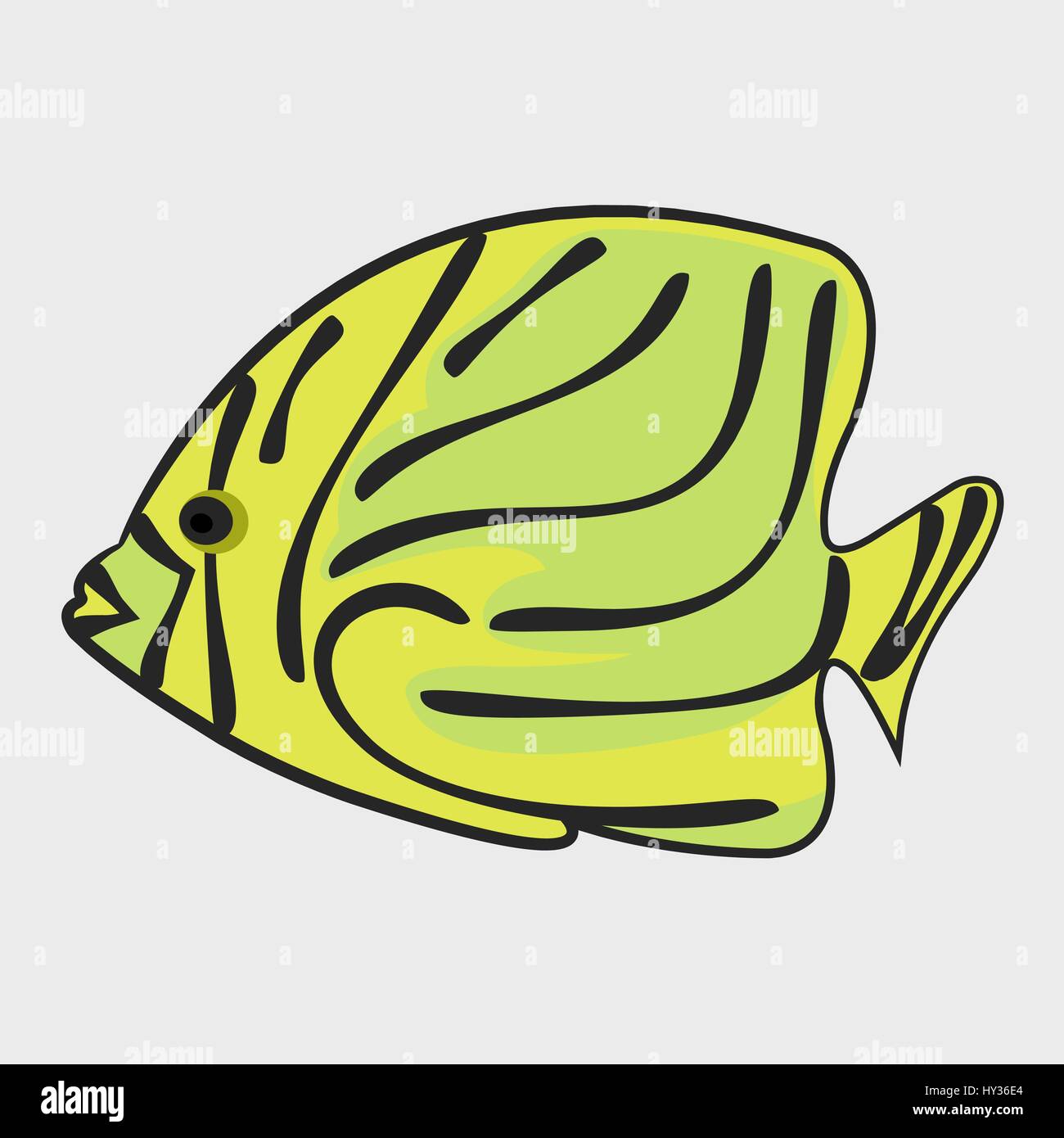 Icon reef fish Stock Vector Image & Art - Alamy