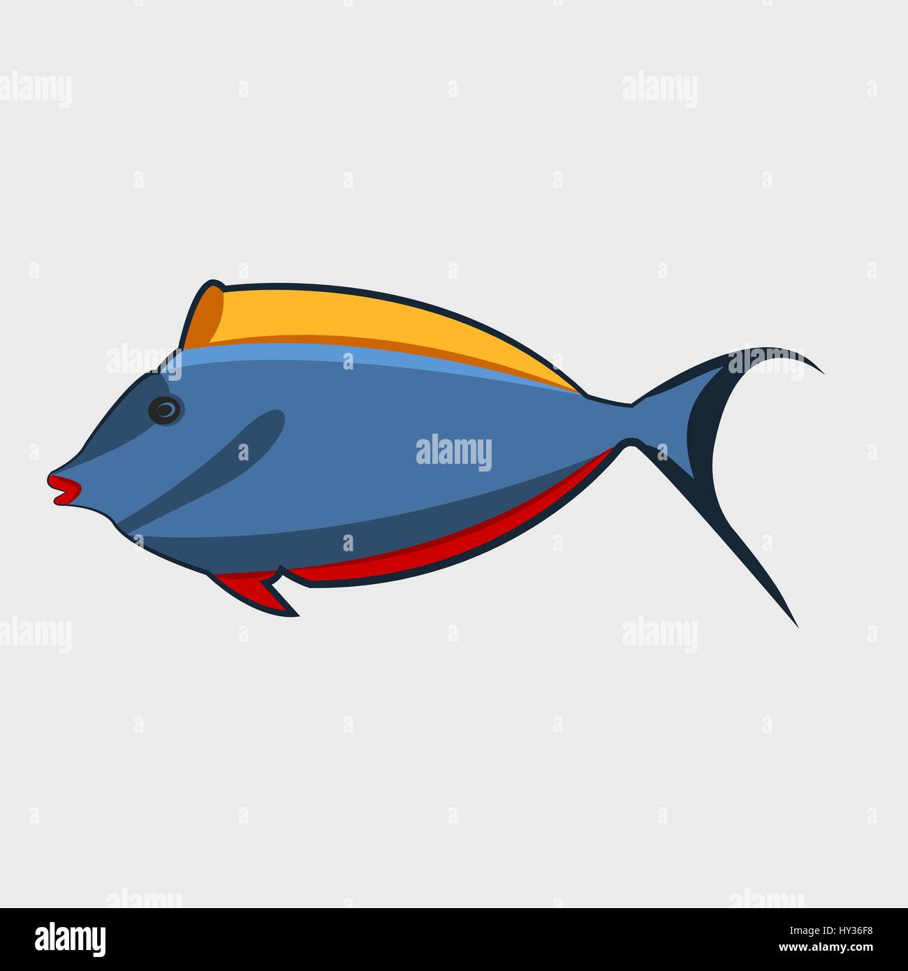 Icon reef fish Stock Vector Image & Art - Alamy