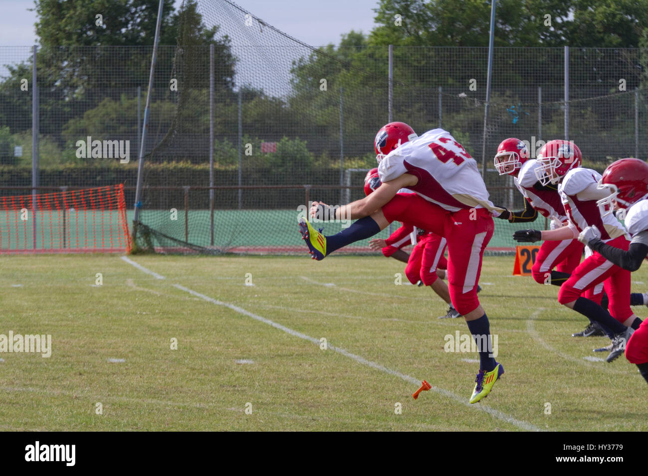 British American football in Suffolk Stock Photo - Alamy