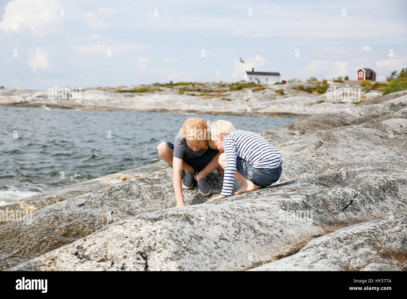 Swedish children playing outside hi-res stock photography and images ...