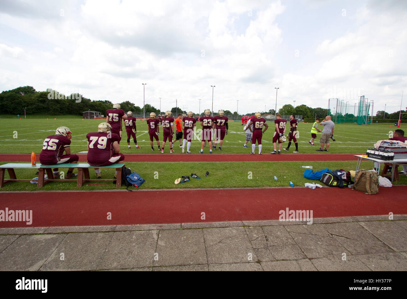 British American football in Suffolk Stock Photo - Alamy