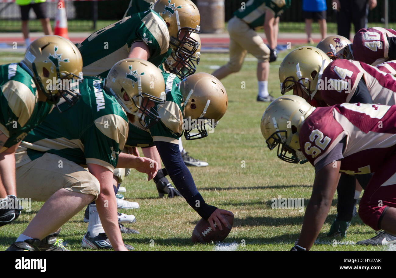 British American football in Suffolk Stock Photo - Alamy
