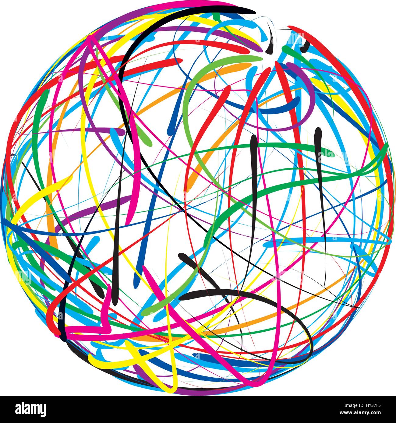Scribble Ball Stock Photos & Scribble Ball Stock Images - Alamy