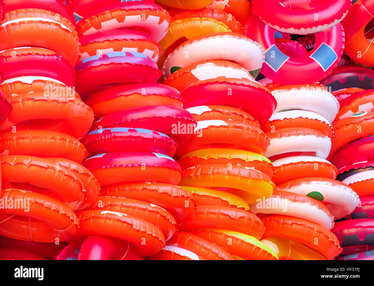 lifebuoy texture red lifebelt Stock Photo - Alamy