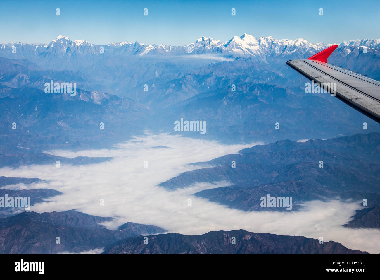 Himalayas From Airplane