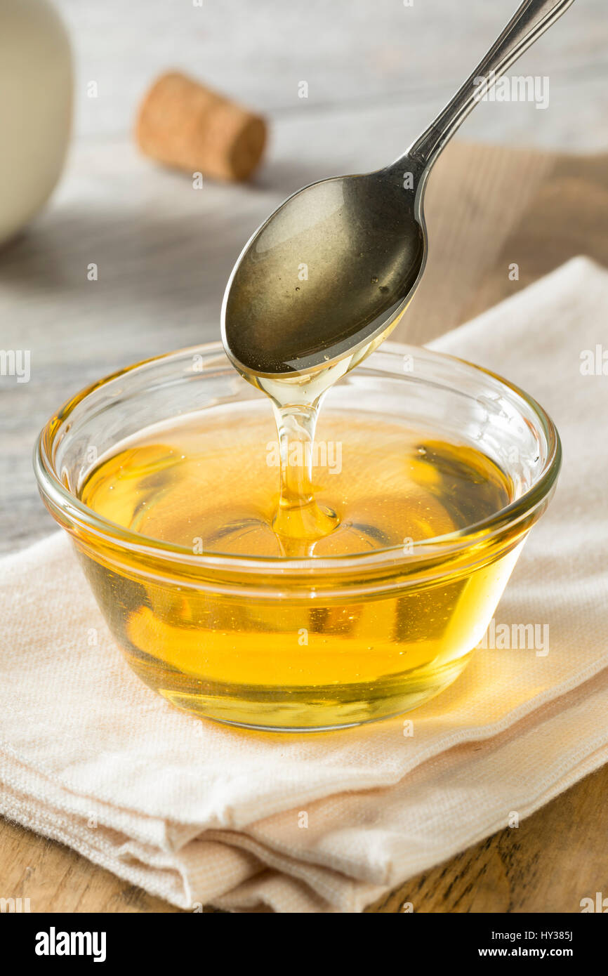 Raw Organic Sweet Light Agave Syrup in a Bowl Stock Photo - Alamy