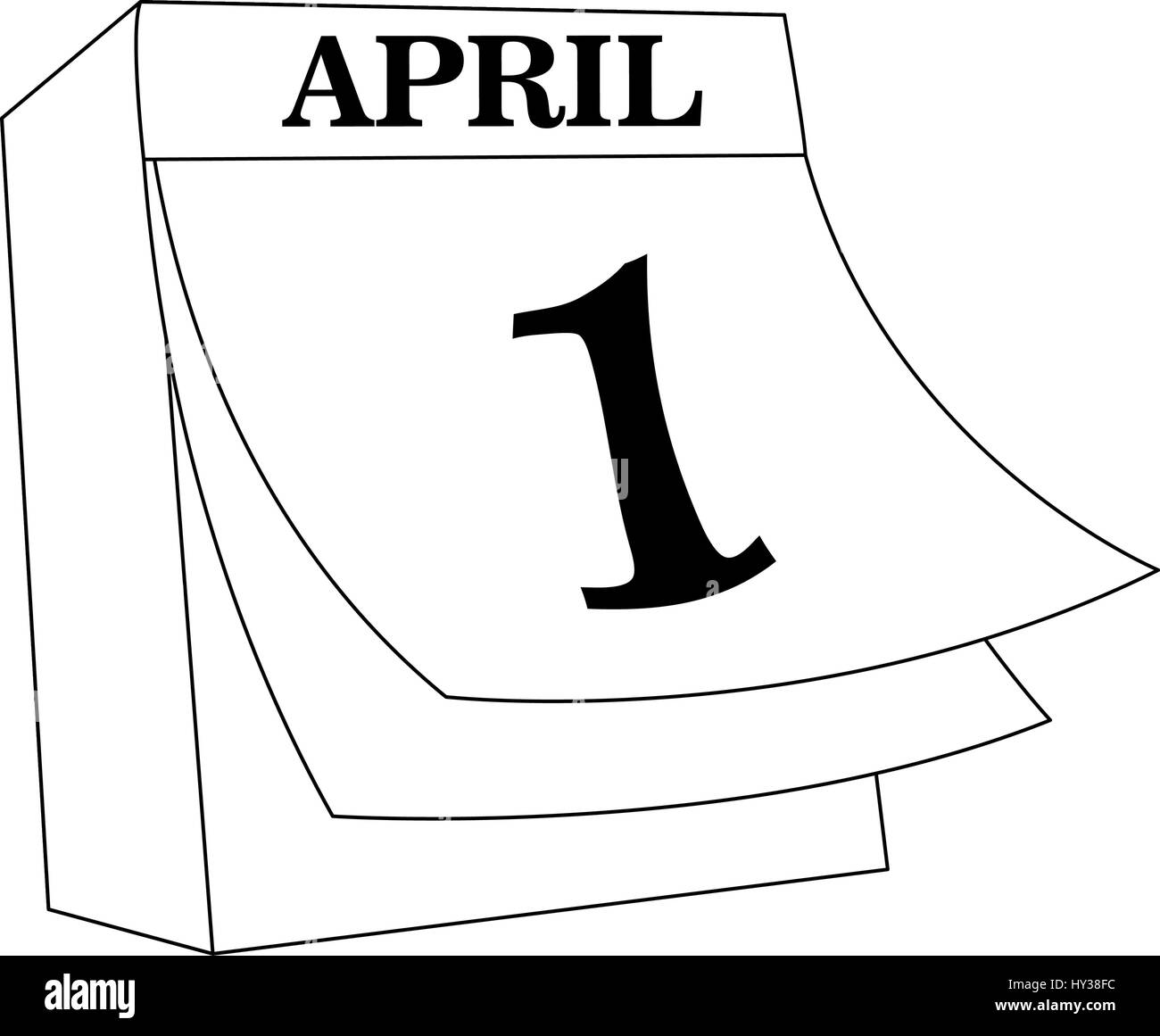 April Fools Day Clipart Black And White
