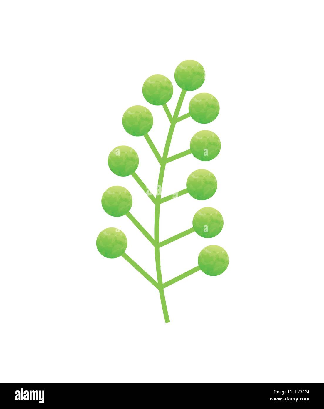 stemp with leaves icon over white background. colorul design. vector ...