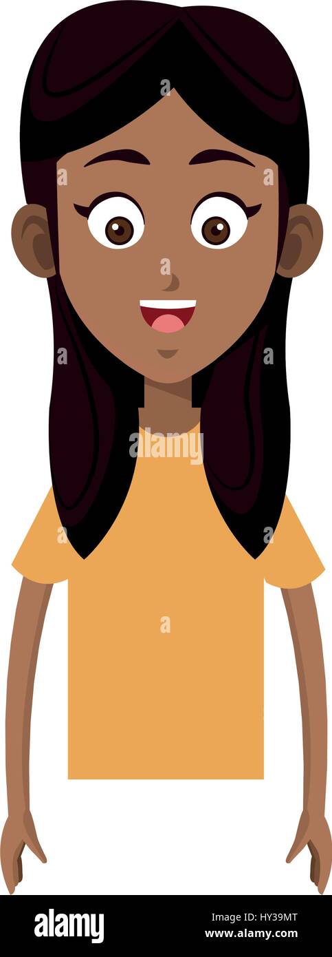 girl cartoon icon Stock Vector Image & Art - Alamy