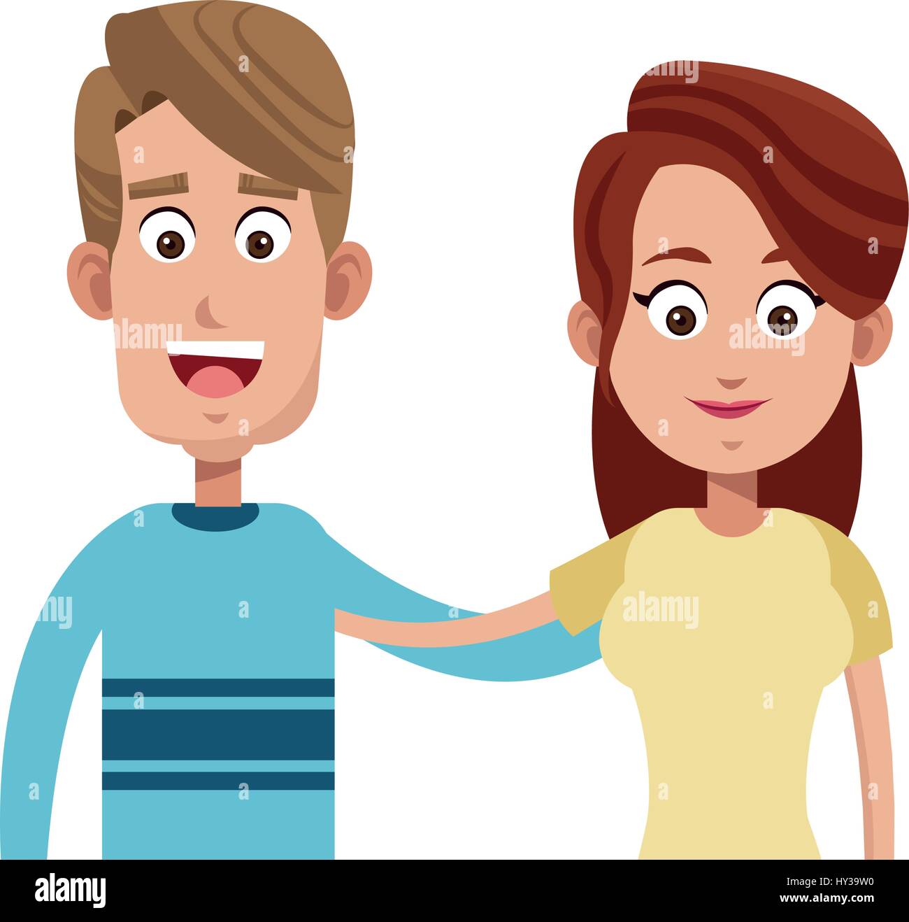happy couple icon Stock Vector Image & Art - Alamy