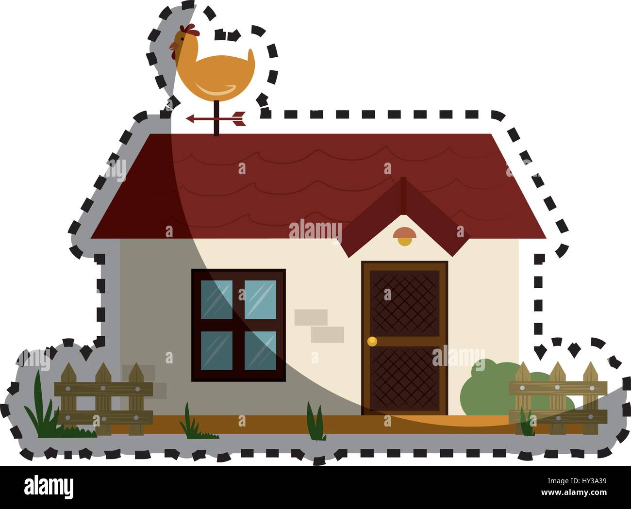 Stable architecture Stock Vector Images - Alamy