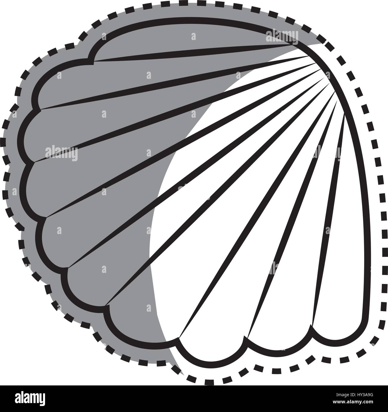 sea shell isolated icon Stock Vector Image & Art - Alamy