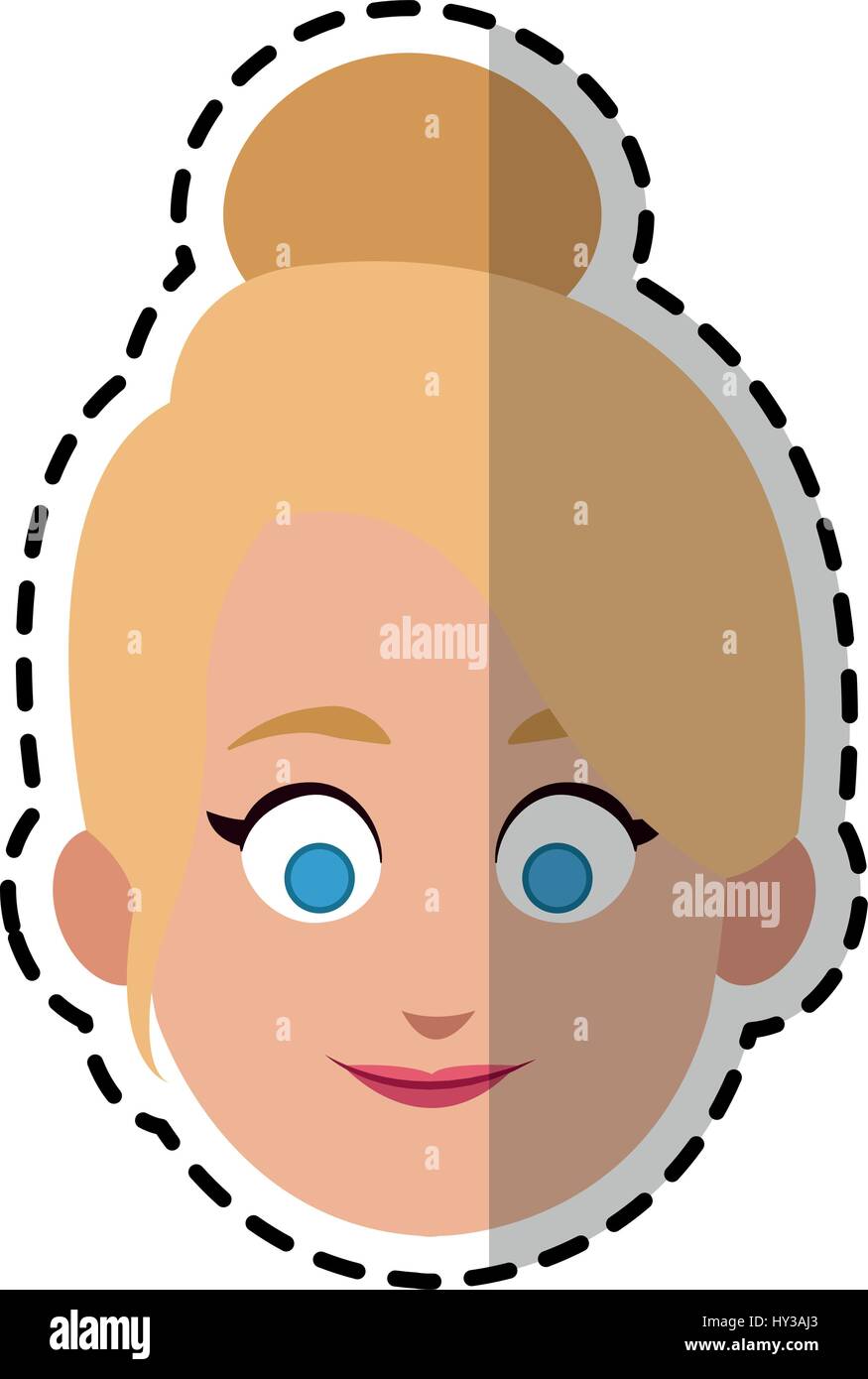 Happy Blue Eyes Clipart