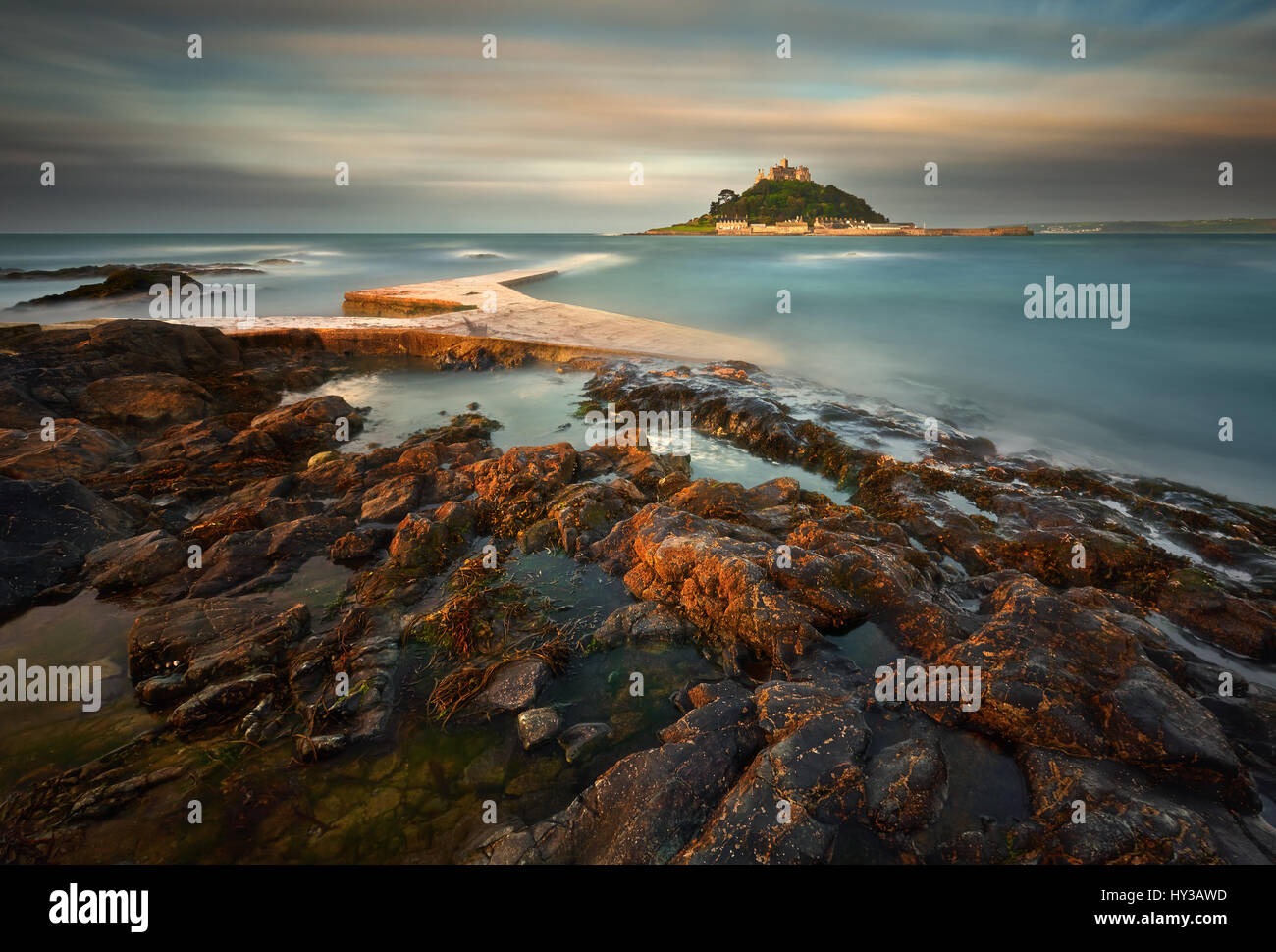 Saint Michael's Mount, Marazion, Cornwall, England, UK Stock Photo - Alamy