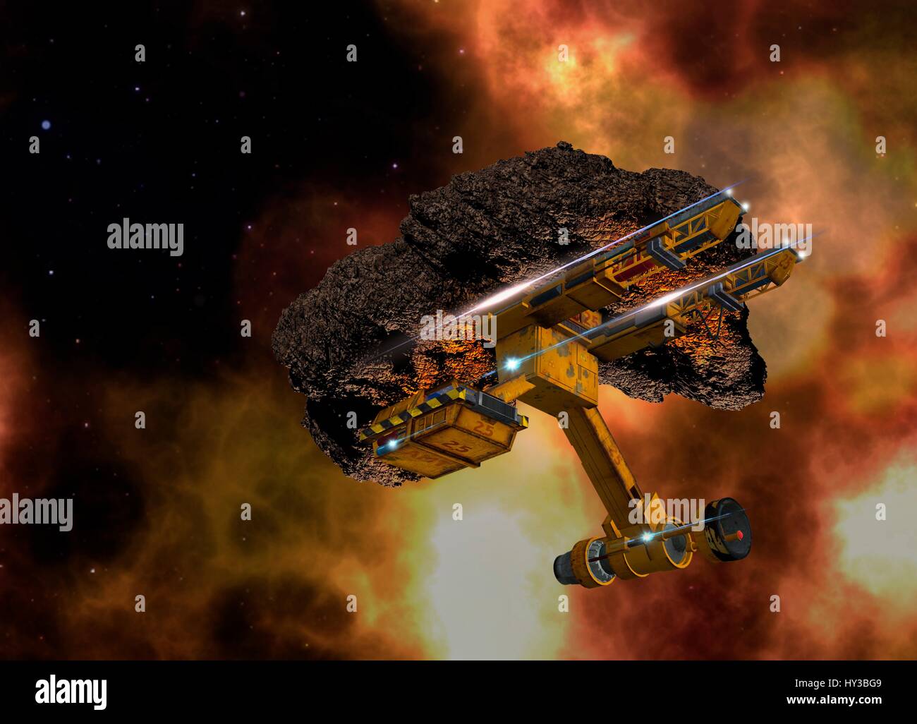 Space Engineers Asteroid Ship