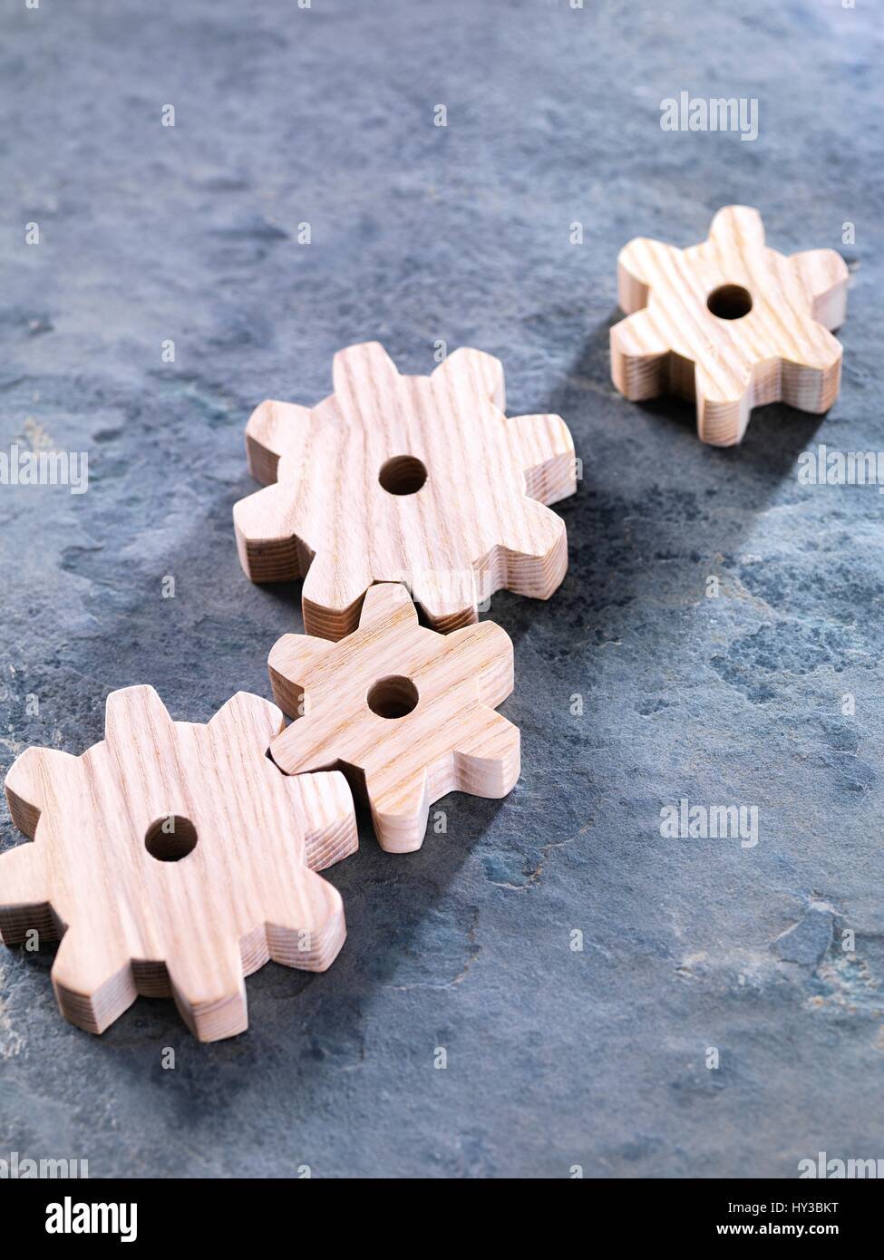 Interlocking gear cogs hi-res stock photography and images - Alamy