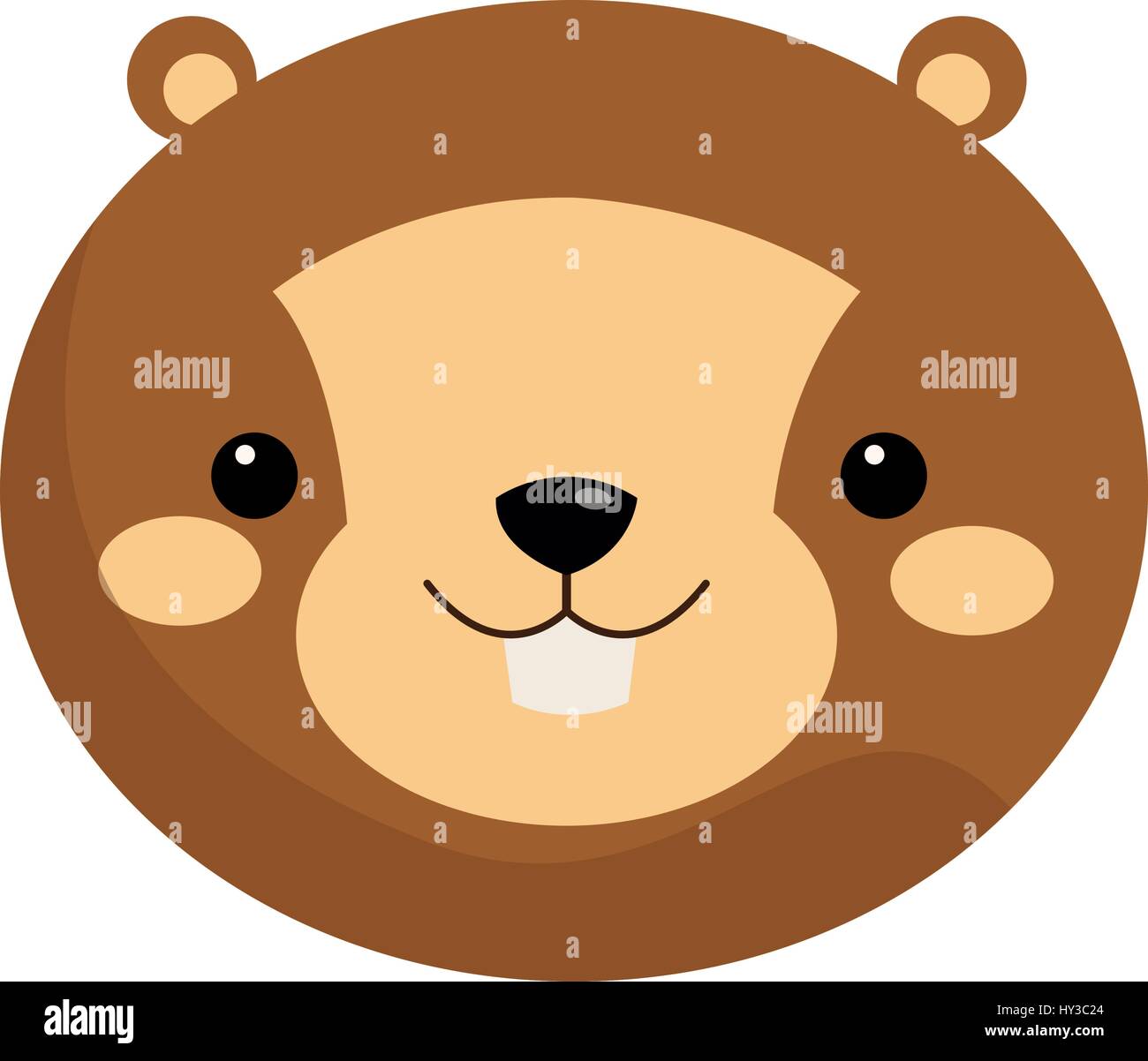 cute beaver icon Stock Vector Image & Art - Alamy