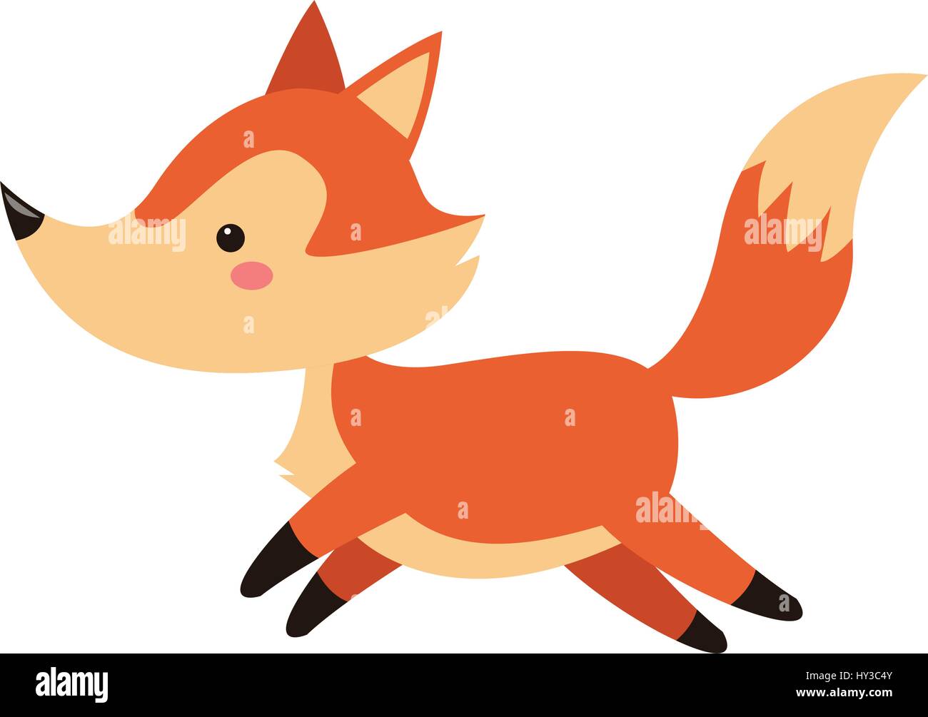 cute fox icon Stock Vector Image & Art - Alamy