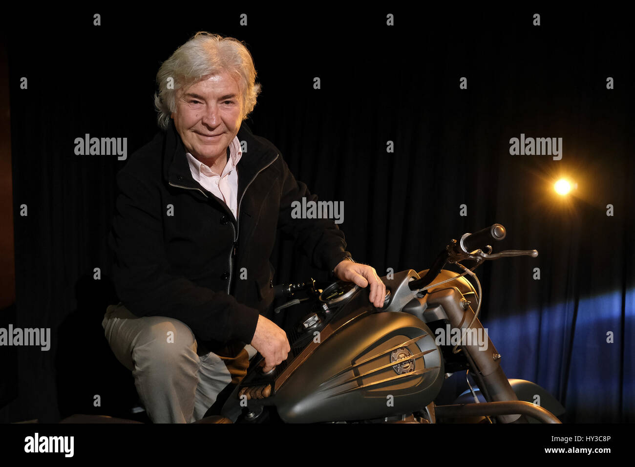 Grand Prix motorcycle racing champion Angel Nieto attends the ...