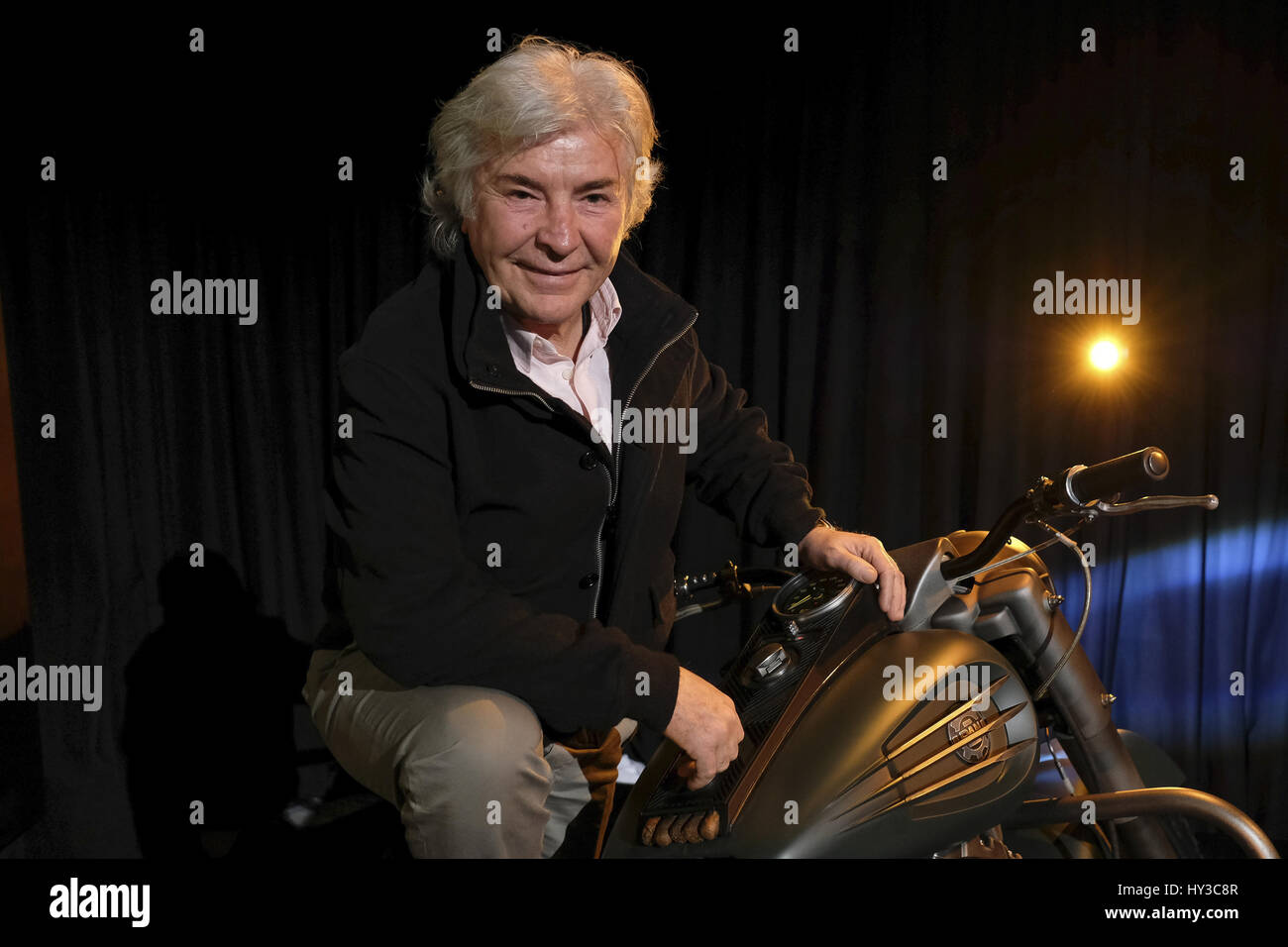 Grand Prix motorcycle racing champion Angel Nieto attends the ...