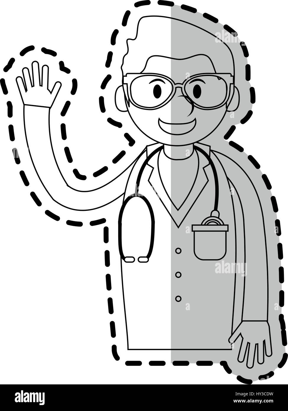 medical doctor cartoon icon image Stock Vector Image & Art - Alamy