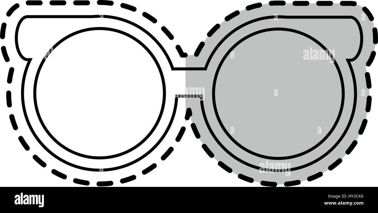 round glasses frame icon image Stock Vector Image & Art - Alamy