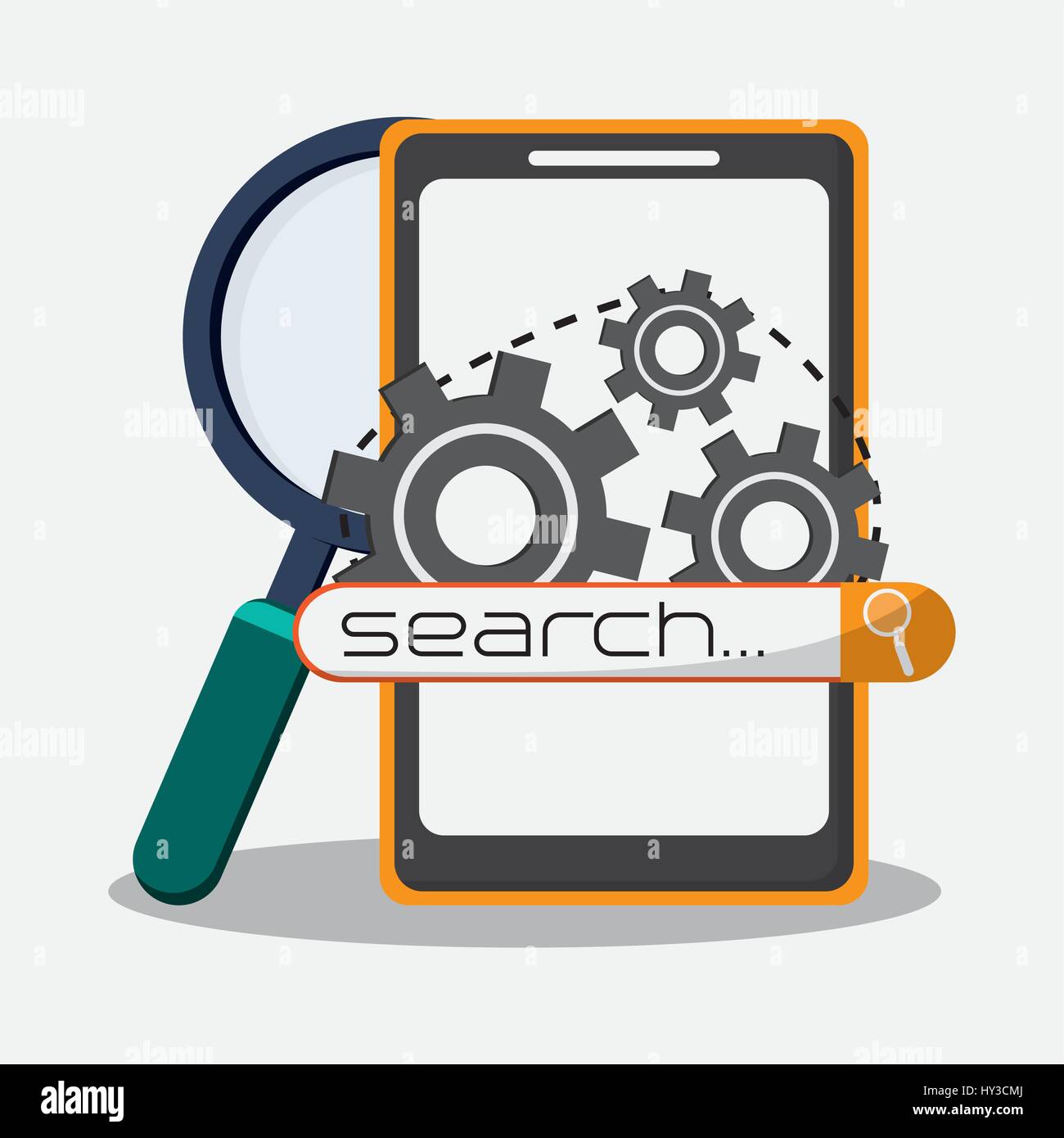 search in web related icons image Stock Vector Image & Art - Alamy