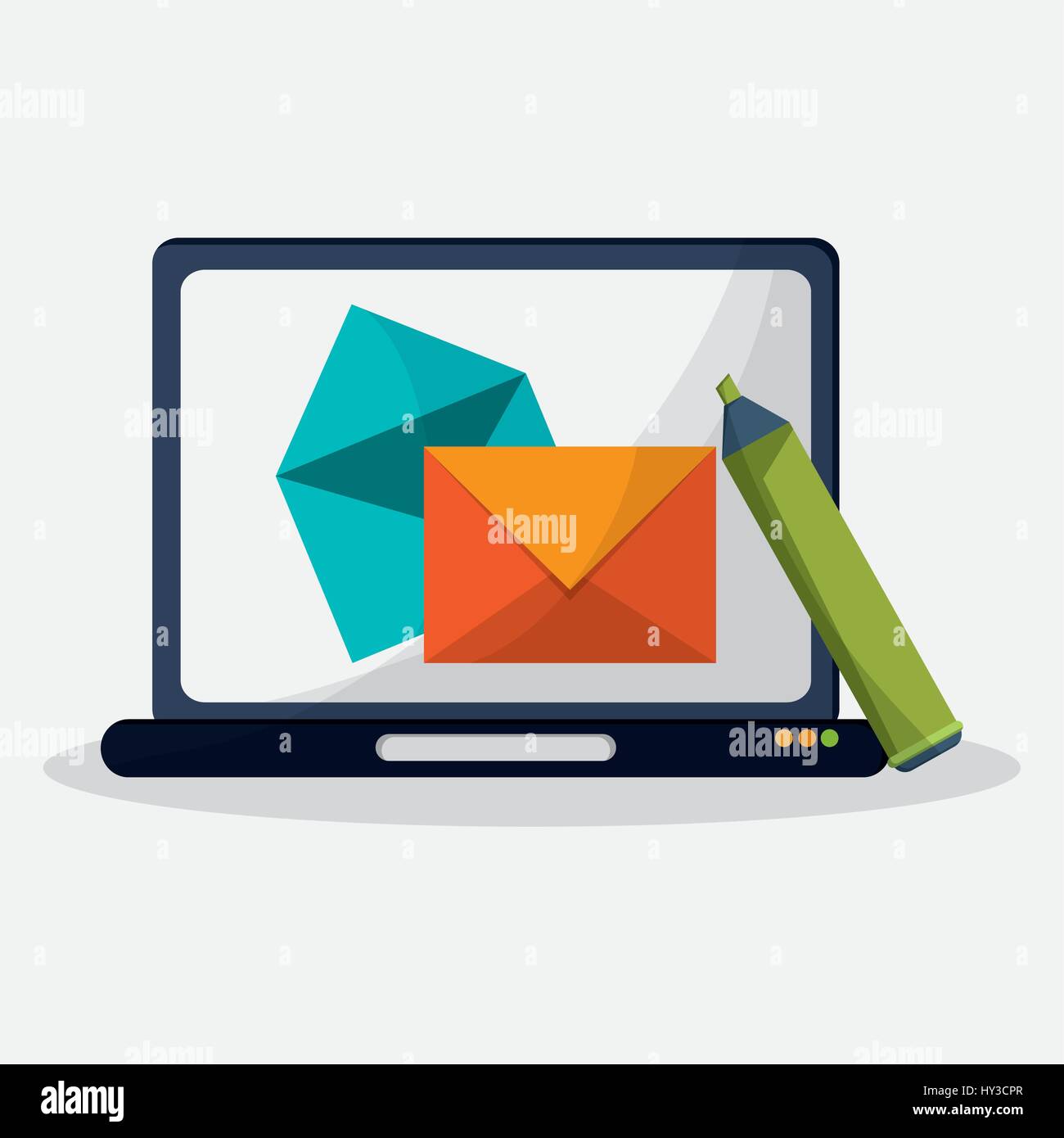 Digital messaging related icons Stock Vector Images - Alamy