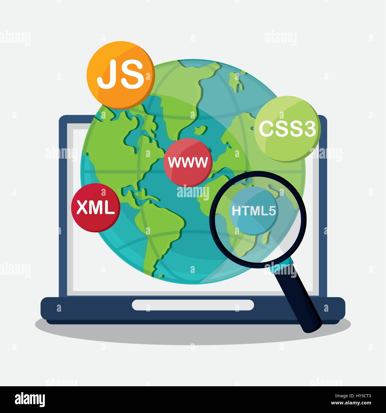 search in web related icons image Stock Vector Image & Art - Alamy