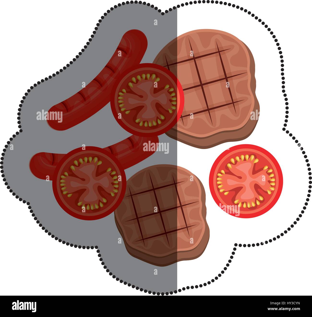 delicious meat beef menu Stock Vector Image & Art - Alamy