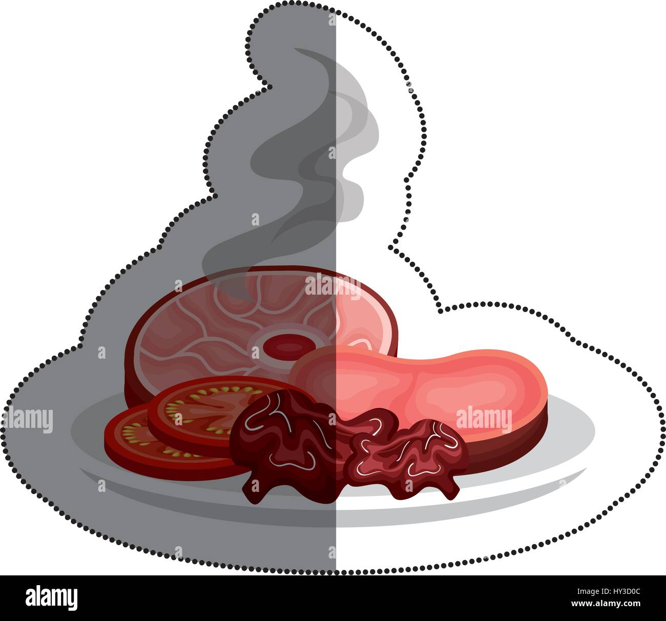 delicious meat beef menu Stock Vector Image & Art - Alamy