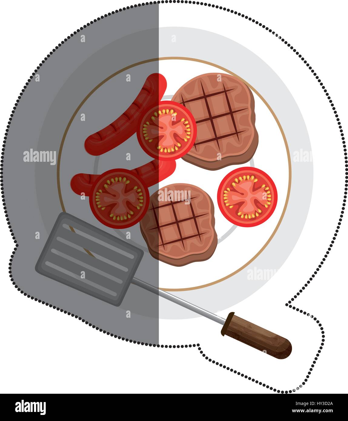 delicious meat beef menu Stock Vector Image & Art - Alamy