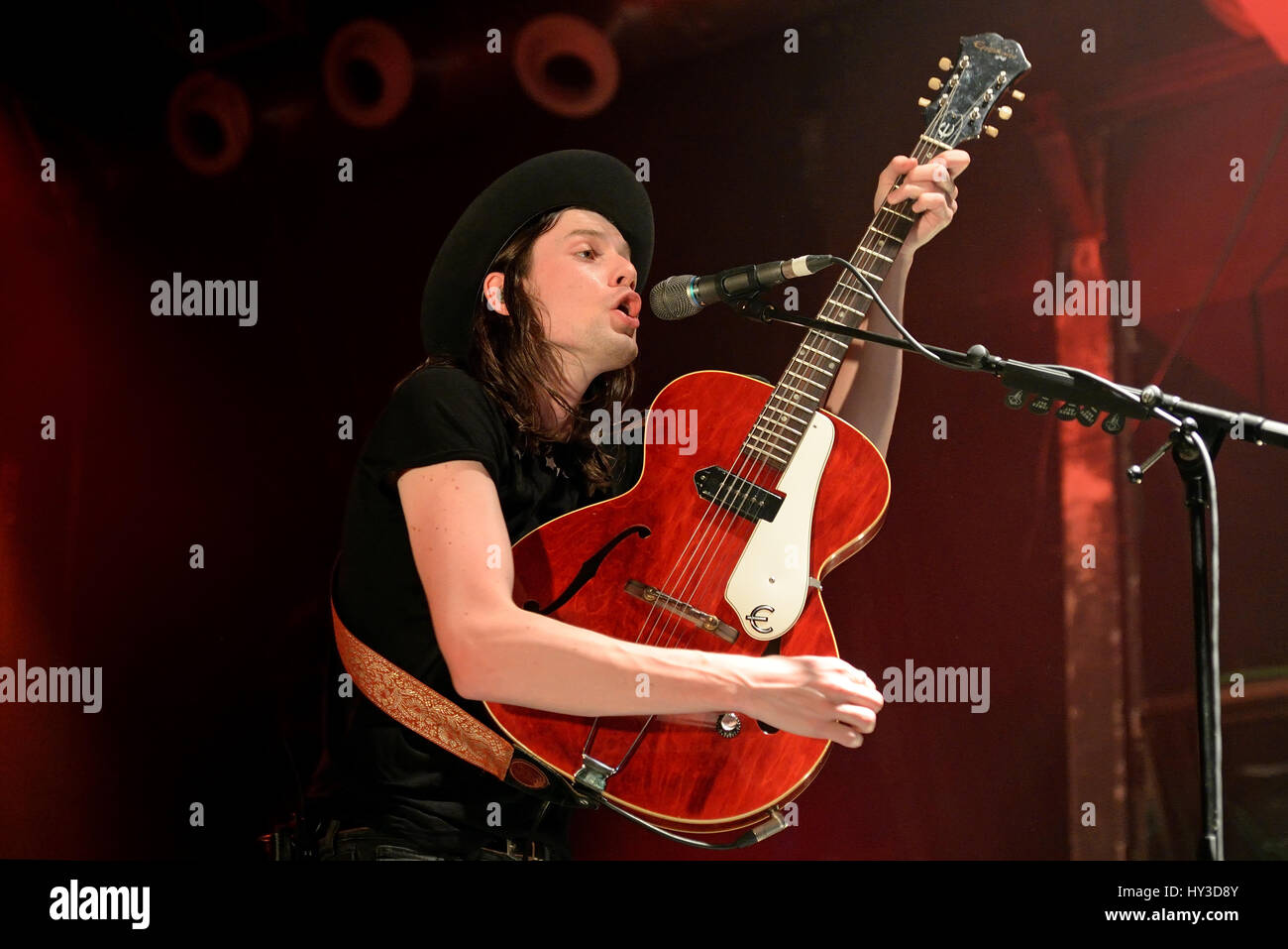BARCELONA - MAR 12: James Bay (singer and guitarist) performs at ...